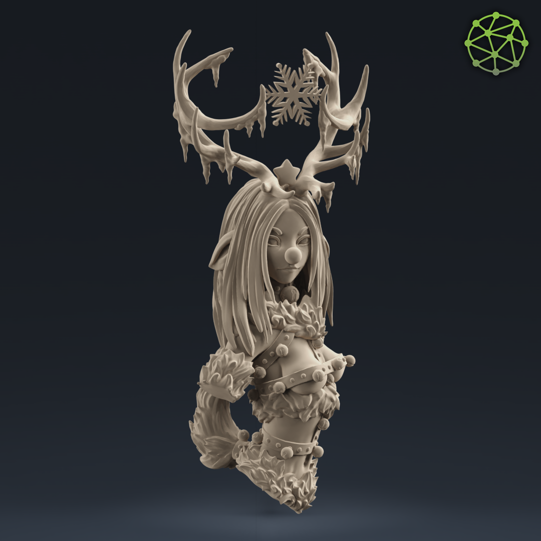 Delilah Christmas Bust – Tieflings Workshop