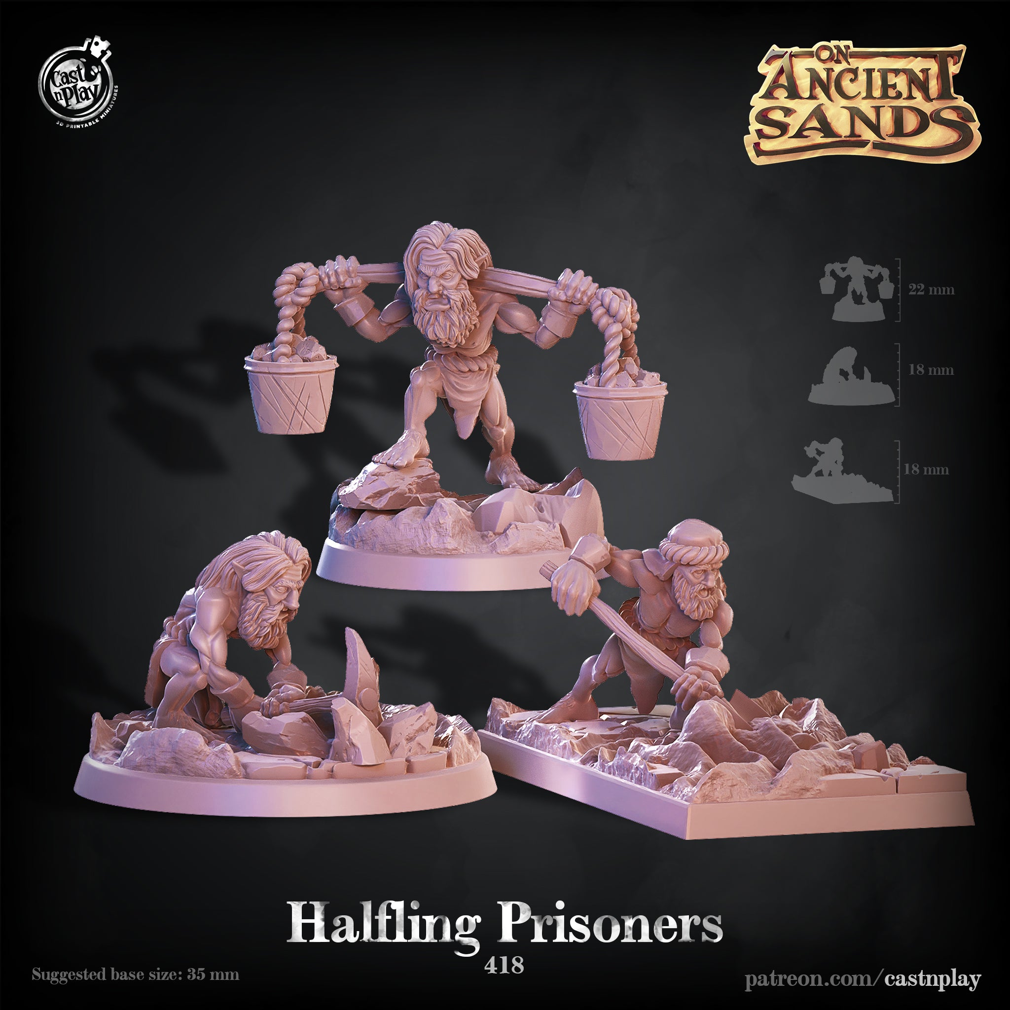 Halfling Prisoners – Tieflings Workshop