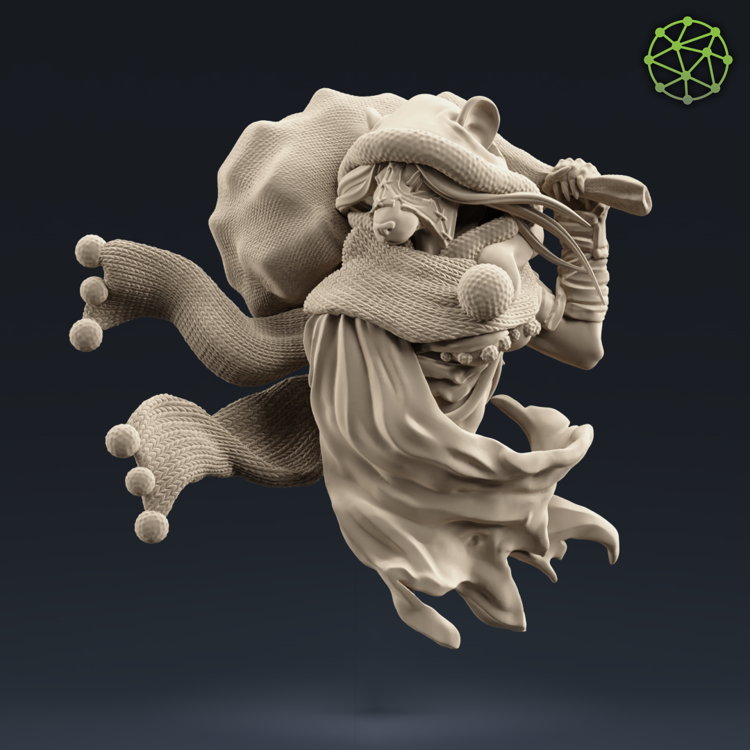 Abalone Christmas Bust – Tieflings Workshop
